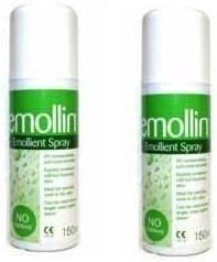 2 x 150ml Emollin 50/50 Emollient Spray - Moisturises & Protects Skin ...