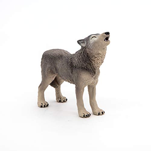 Papo -Hand-Painted - Figurine -Wild Animal Kingdom - Howling Wolf ...