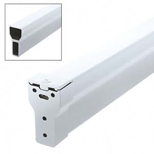 Satin Aluminum Jackson 896 Removable Mullion with no Strike Installed ...