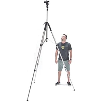 Amazon.com : Aluminum Tripod & Carbon Fiber Telescoping Pole (20 feet ...