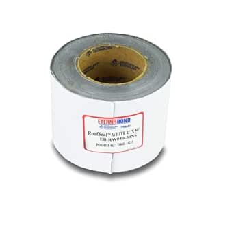 EternaBond RV Mobile Home Roof Seal Sealant Tape & Leak Repair Tape 4" x 50' Roll White ...
