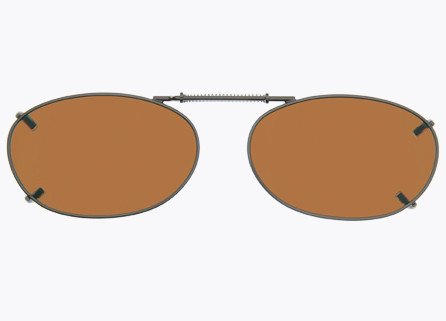 Cocoons Polarized Clip-on Oval 4 L6109A Sunglasses, Bronze, 44 - Want ...