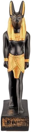A unique ancient Egyptian statue of Anubis Jackal God of afterlife and ...