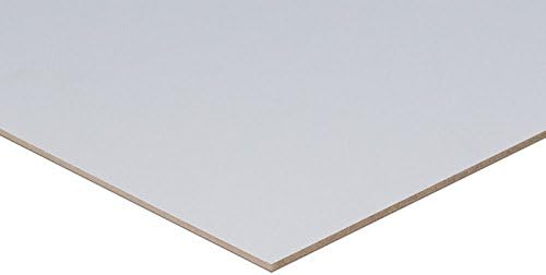 3mm HDF beidseitig weiß grundiert Platte 100x50 cm: Amazon.de: Baumarkt