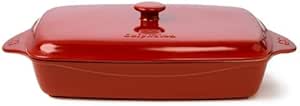 Amazon.com: Calphalon Ceramic 9 x 13 Covered Baking Dish with Lid ...