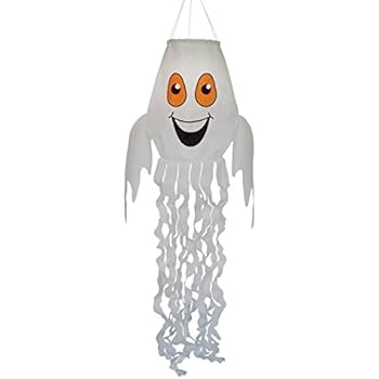 Amazon.com : In the Breeze Small 18 inch Ghost Windsock Halloween ...