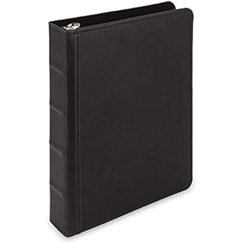Amazon.com : Vintage Mini Hardback Book Style Round Ring Binder ...