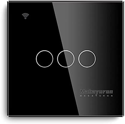 Makayuron WiFi Smart Wall Light Switch,No Neutral Wire Required, No Hub ...