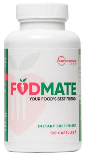 Microbiome Labs Fodmate - Digestive Enzyme Blend with Lactase + Alpha ...
