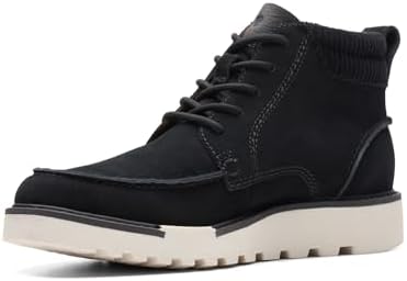 سعر Clarks Men's Barnes Mid Oxford Boot, Black Suede, 11 فى السعودية ...