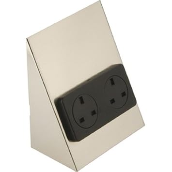 Under Cabinet or Worktop Socket. Twin 13amp Unswitched. Ref KS104 ...