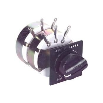 Amazon.com: Parts Express Speaker L-Pad Attenuator 100W Mono 3/8" Shaft ...