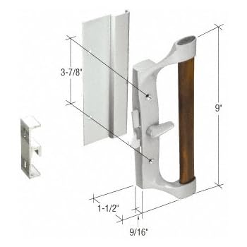 Hook-Style Surface Mount Sliding Glass Patio Door Handle for Sears ...