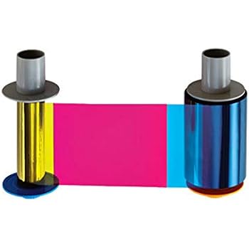 Amazon.com: Fargo 45200 YMCKO Color Ribbon for DTC4500 & DTC4500e ...