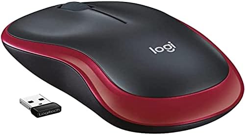 Logitech M185 Wireless Mouse - Red price in Saudi Arabia | Amazon Saudi ...