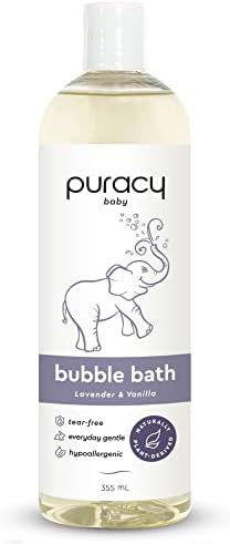 Puracy Bubble Bath for Children, Gently Scented with Real Lavender ...