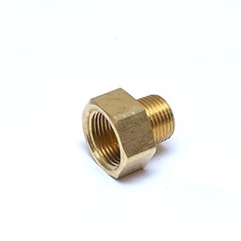 FasParts 3/4" Female NPT FPT FIP to 1/2" Male MPT MIP Brass Pipe Adaptor Fitting Fuel/Air/Water ...
