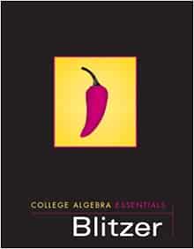 College Algebra Essentials: Blitzer, Robert: 9780131090408: Amazon.com ...
