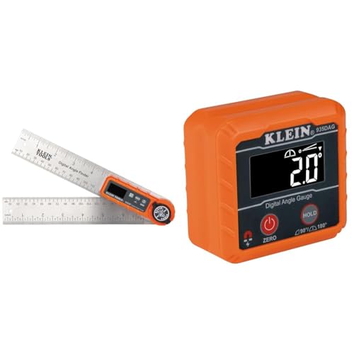 Klein Tools 935DAF Digital Angle Finder, Precision Measurements, Miter ...