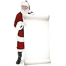 Amazon.com: Santa with Large Sign Board Lifesize Standup Cardboard ...