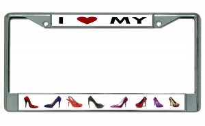 Compare price to high heels license plate frame | TragerLaw.biz