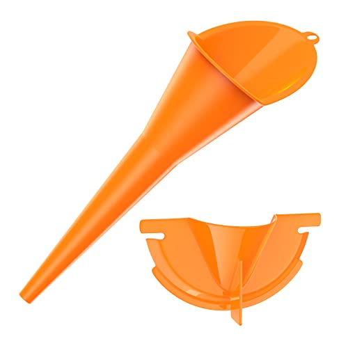 MoKo Car Oil Funnel, 2 Pack Wide Mouth Fuel Funnel, Motorcycle ...