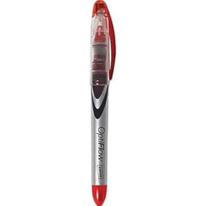 Staples OptiFlow Rollerball Pens, Fine Point, Red, Dozen: Amazon.ca ...