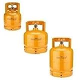 Safefill refillable LPG gas cylinder, bottle. translucent and light ...