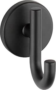 Amazon.com: Delta Faucet 75935-BL Trinsic Towel Hook, Matte Black ...