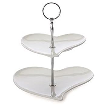 Amazon.com | Wilton Heart Floating Tiers Cake Stand Set: Wilton ...