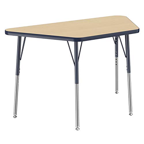 FDP Trapezoid Activity School And Office Table (24 X 48 Inch), Standard ...