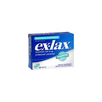 Amazon.com: Ex-lax Sennosides USP 25 Mg Stimulant Laxative Pills to ...