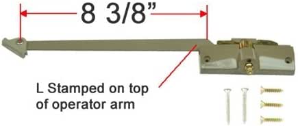 Andersen Straight Arm Operator (Left Hand) with 8-3/8" Arm Length in ...