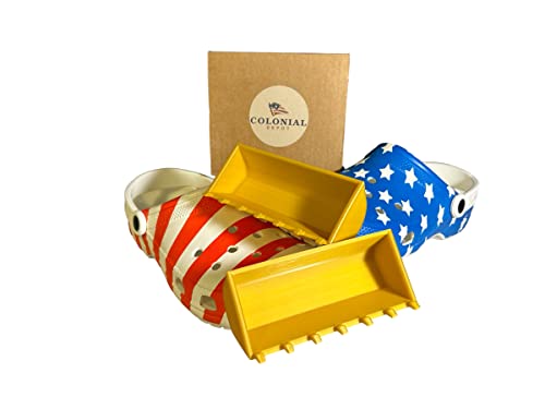 Colonial Depot Bulldozer Croc Attachments Men (2 Pack) Excavator Bucket ...