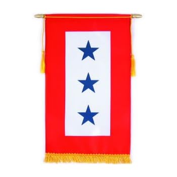 Amazon.com : Military Service Flag - Three Blue Stars : Outdoor Flags ...