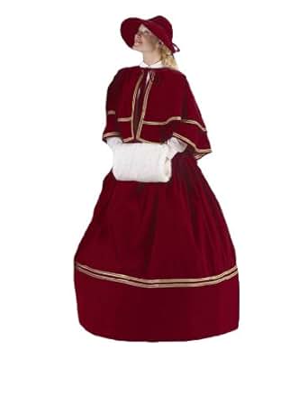 Amazon.com: Women's Charles Dickens Caroler Costume: Clothing