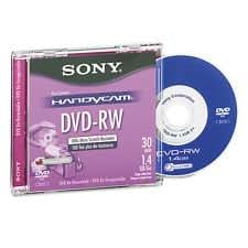 Amazon.com: Sony DVD-RW 8CM Discs for Handycam, (2 Pack) 1.4 Gb/30 ...