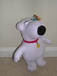 Amazon.com: Family Guy Plush Doll - Brian 12": Toys & Games