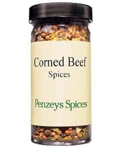 Amazon.com : Corned Beef Spices By Penzeys Spices 1.5 oz 1/2 cup jar ...