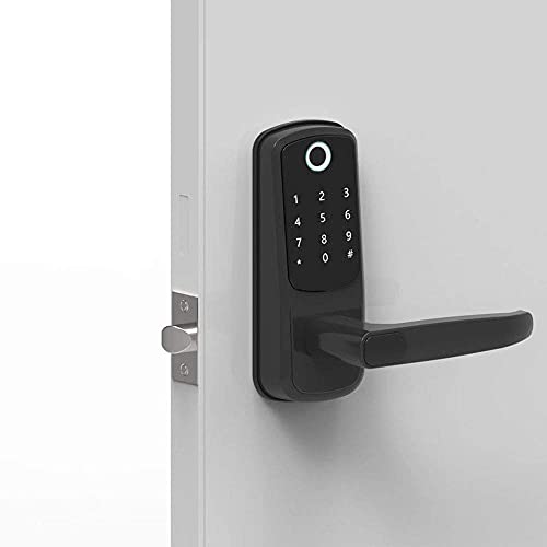 5-in-1 Smart Dore Lock,Arcwares Fingerprint Door Lock with Reversible ...