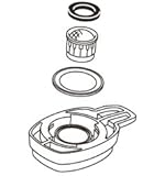 Amazon | KVK 【HC745-CK/800】 FB276GK8等用シャワーヘッド 旧MYM補修部品＞旧MYMキッチン・洗面シャワー部品 | 洗面水栓パーツ