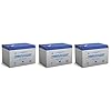 Power Sonic UB12120 12v 12Ah 12 Volt 12 Amp-hr Battery SLA - 3 Pack in ...