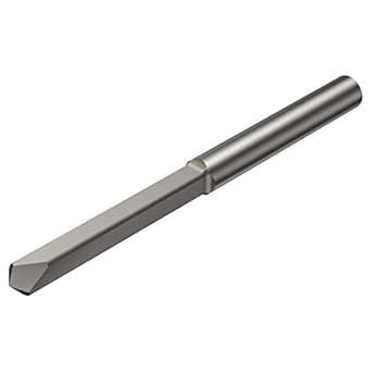Sandvik Coromant Hard Cut Carbide Drill Bit, Jobber Length, Uncoated ...