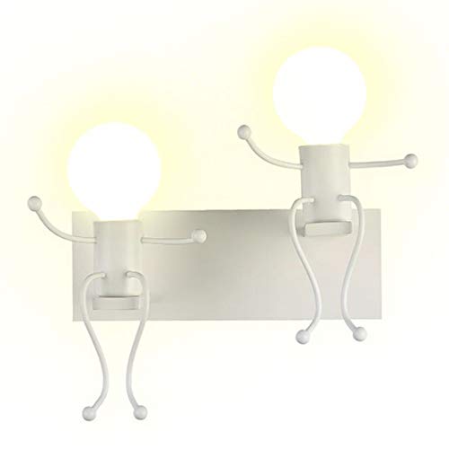 SOUTHPO LED Wall Light Fixtures Creative Cartoon Staggered Double ...