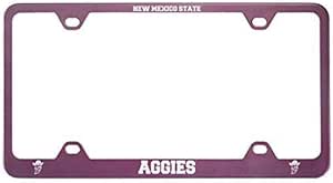Amazon.com: Stainless Steel License Plate Frame - NMSU Aggies: Home ...