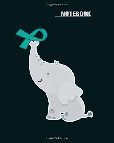 Notebook: our story cute elephants - 50 sheets, 100 pages - 8 x 10 ...