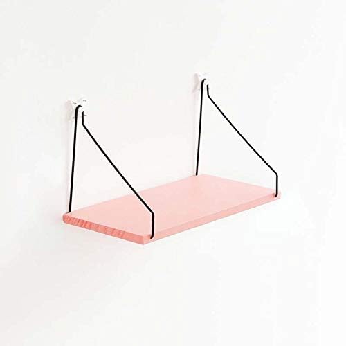 Pink Floating Shelves, Wall Mounted, Wood Storage Shelf, Rustic Wood ...