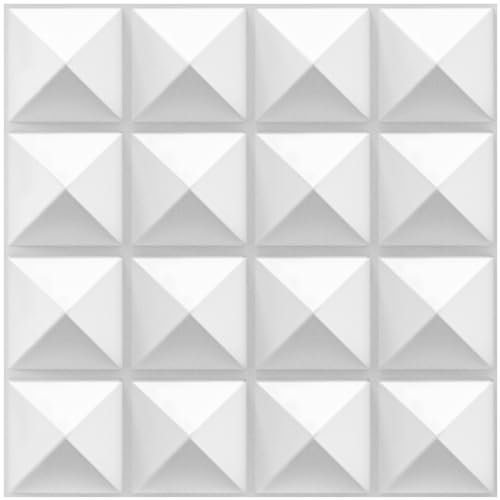 TroyStudio Acoustic Sound Diffuser Panels, 12 X 12 X 1 inches 16 Pcs ...
