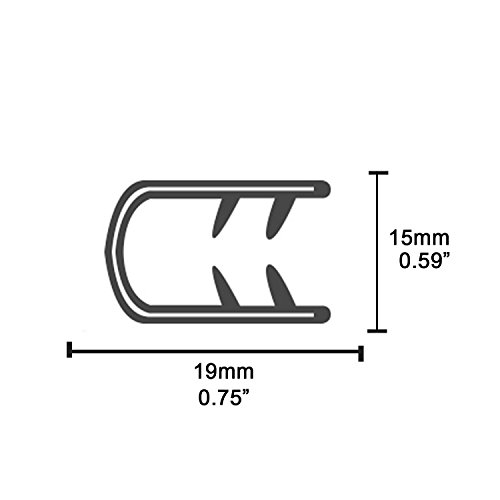 Купить Brand New Interlocking Weatherstrip Black PVC Door Window Seal 3 ...