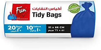 Fun® Biodegradable Tidy Bag On roll 51x66cm - Blue (Pack of 20) price ...